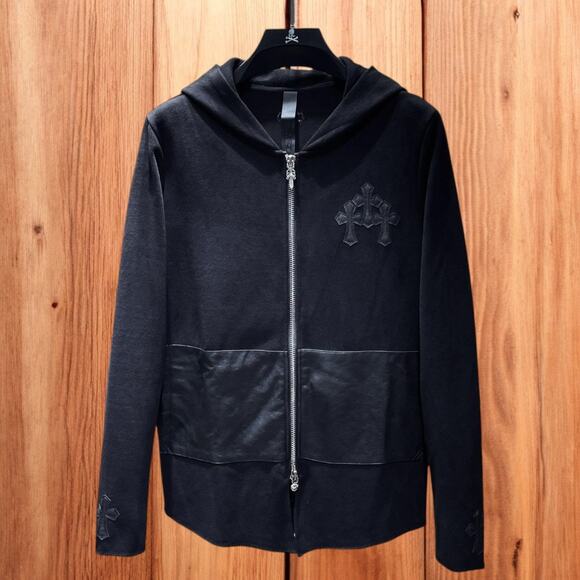 Chrome Hearts | Jackets & Coats | Chrome Hearts Mens Grey Casual Jacket ...